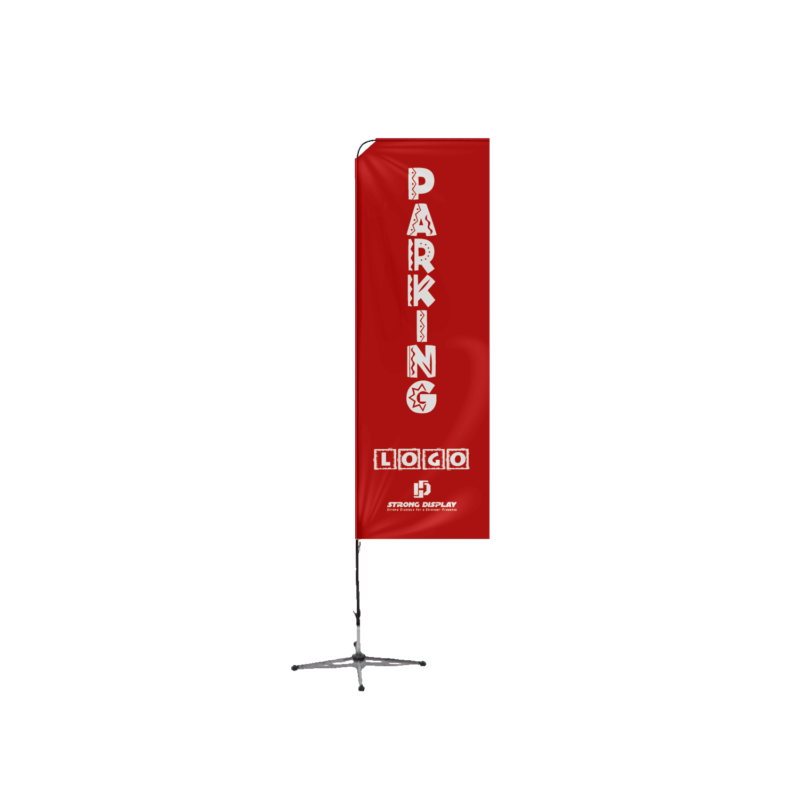 Parking Rectanguar Shape Feather Flag - strongdisplay.com