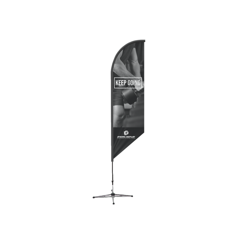 Custom Fitness Gyms Feather Flags - strongdisplay.com