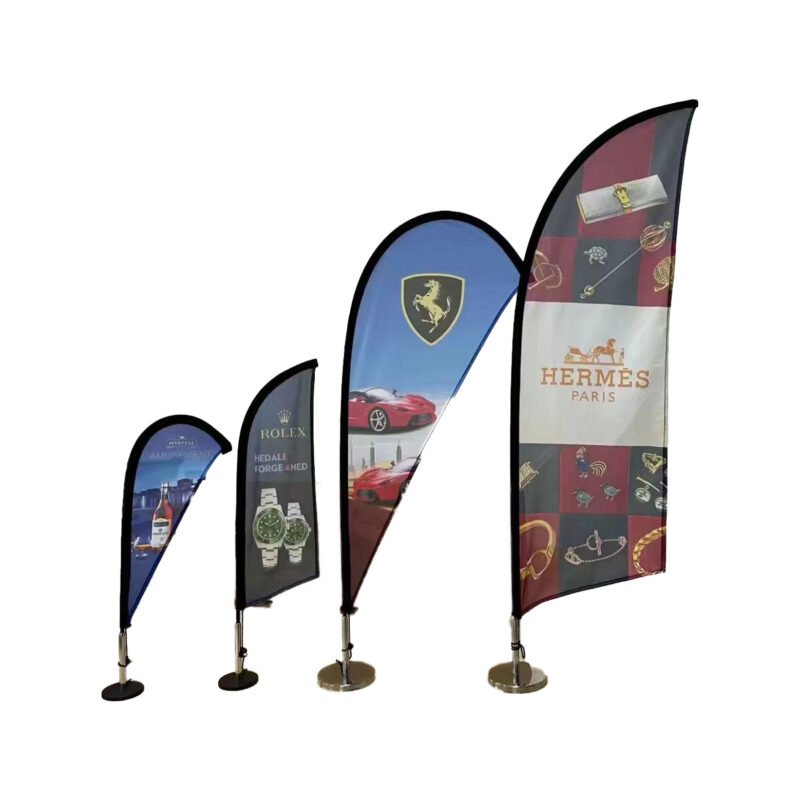 Small Feather Flags Mini Table Flag - strongdisplay.com